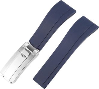 Generic BDDCYWY WatchBand für Silicon Water of Watch Gurt Watch Accessoires Gummi -Uhr -Ketten -Uhr -Schnalle mit Logo Uhrengurt