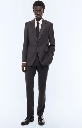 Fursac Pantalon de costume ajust&eacute; en laine - Taille 36 - Homme