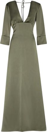 Blanca Vita Femme, Robes, Vert, Taille: 42 FR Albox Long Dress