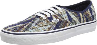 Vans U Authentic, Unisex-Erwachsene Sneakers, Mehrfarbig ((Woven Chevron) Dress Blues/True White), 43 EU
