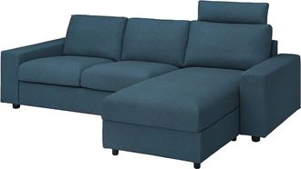 IKEA VIMLE 3er-Sofa mit Récamiere