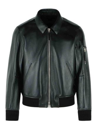 Tom Ford Blouson En Cuir - Noir