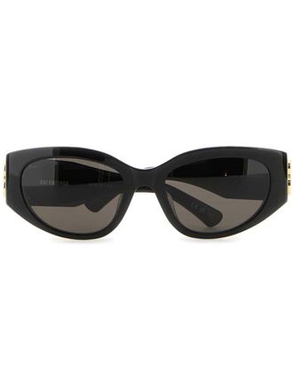 Balenciaga lunettes de soleil &agrave; monture papillon - Noir