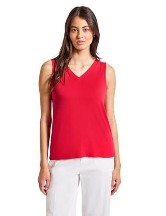 Street One A323623 Haut &agrave; col en V, Glory Red, 40 Femmes