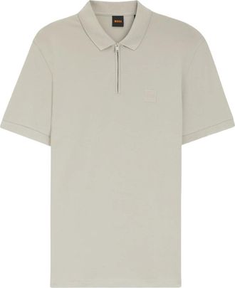 HUGO BOSS Homme, Tops, Gris, Taille: L Passerzip Polo