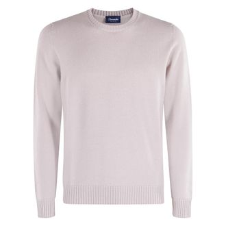 Drumohr Rundhalspullover - - Knitwear - Herren - Beige - M
