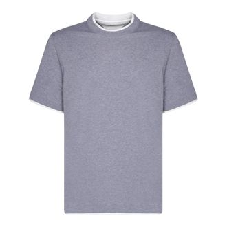 Brunello Cucinelli Herren, Oberteile, Grau, XLGr&ouml;&szlig;e