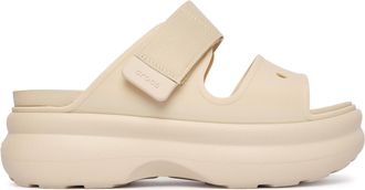 Crocs Pantoletten Crocs Soho Two Strap Sandal 212861 Beige