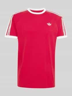 adidas Originals Regular Fit T-Shirt aus reiner Baumwolle mit Logo-Stitching