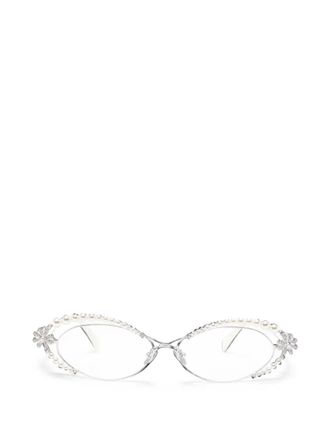 Yvmin Glasses Pearl Crystal Daisy Pearl