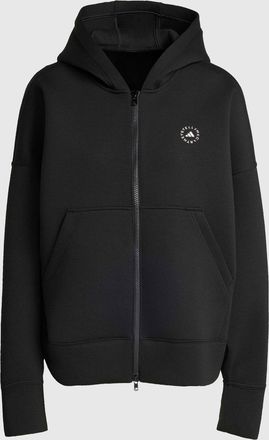 Stella McCartney Logo Scuba Hoodie, Woman, Black, Size: XS