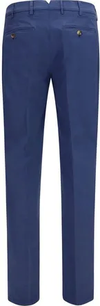 Brunello Cucinelli Mens Blue Cotton Pants