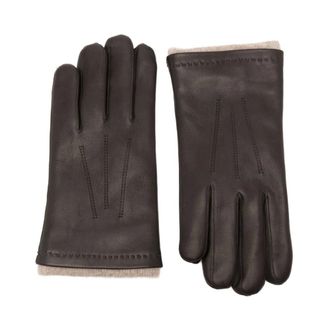 Orciani Homme, Accessoires, Brun, Taille: 9 IN Gants en cuir Nappa