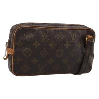 Louis Vuitton Sac bandouli&egrave;re en toile monogramme doccasion - Femme - Pre-owned - Brun - Taille: ONE Size