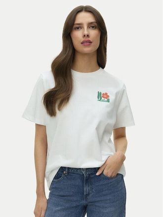 Vero Moda T-Shirt Mariane 10343545 Wei&szlig; Oversize