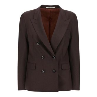 Tagliatore Parigi Double-Breasted Blazer - - Jackets - Damen - Braun - XL