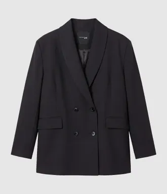 Jeanne Vouland Blazer Rosali Dos Crois&eacute; Noir