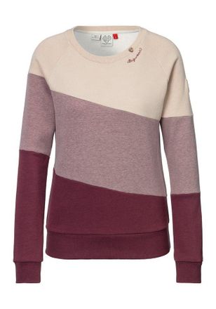 Ragwear Sweater JOHANKA BLOCK Crew Neck im Color-Blocking Design