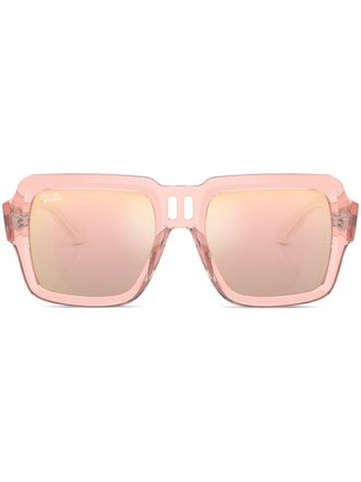 Ray-Ban lunettes de soleil &agrave; monture carr&eacute;e - Rose