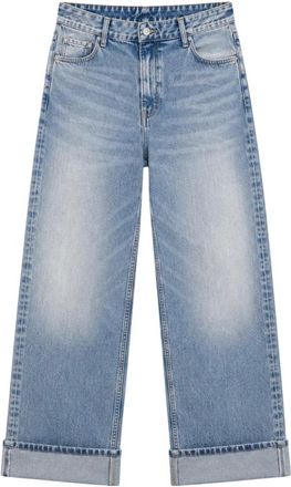 Icon Denim Los Angeles Homme, Jeans, Bleu, Taille: W32 Ross Turn-Up Loose-Fit Jeans