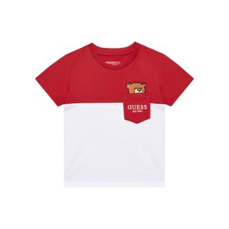 Guess T-Shirt N5YI11 K8HM4 Rot Regular Fit