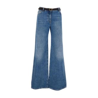 Elisabetta Franchi Damen, Jeans, Blau, W28Gr&ouml;&szlig;e