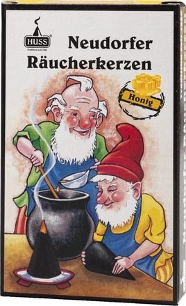 Huss Neudorfer Räucherkerzen - Honig, 3er-Pack (3x3 Stück, 24 Stück)