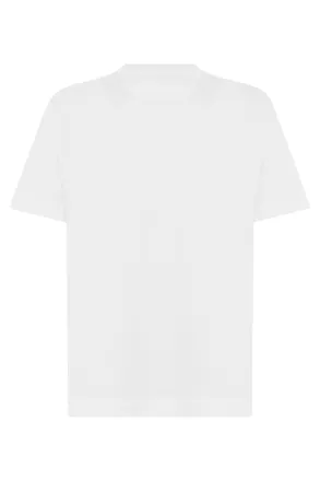 Ermenegildo Zegna Mens Cotton T-Shirt White T-Shirts And Polos
