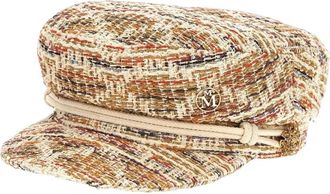 Maison Michel Femme, Accessoires, Multicolore, Taille: S Chapeau &Eacute;l&eacute;gant avec Accents D&eacute;coratifs