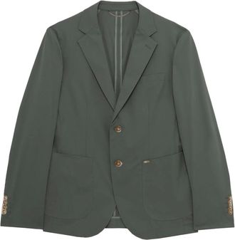 Gianni Lupo Homme, Vestes, Vert, Taille: XL Blazer &agrave; Deux Boutons