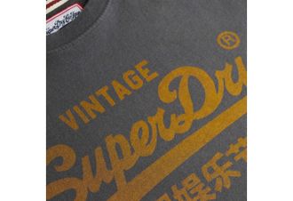 Superdry T-Shirt Herren T-Shirt 1er Pack Baumwolle VI Classic Tee (Packung, 1er Pack)