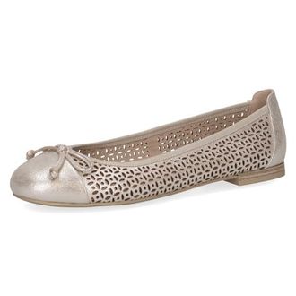 Caprice Femme 9-22185-42 Ballerines, Taupe m&eacute;tallis&eacute;, 38 EU