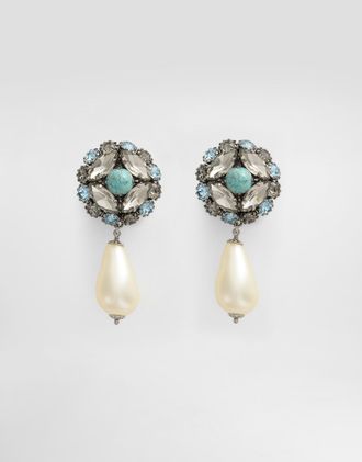 Dolce & Gabbana Re Edition Clip Earrings - Frau Collection Mehrfarbig Metall Onesize