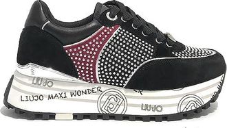 Liu Jo Scarpe donna Liu-Jo Maxi Wonder 20 sneaker suede black D24LJ07 BF3003P0102 37