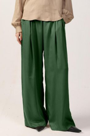 Neu Nomads Damen vegan Weite Hose Garbo Moosgr&uuml;n