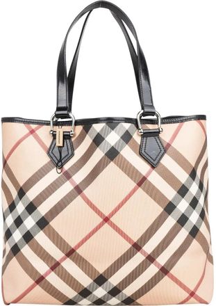 Burberry Crossbody Bags - Burberry Nova-Check Monogram Handbag - Gr. unisize - in Beige - f&uuml;r Damen