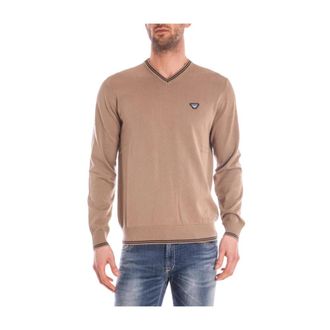 Armani Jeans Gem&uuml;tlicher Strickpullover - - Knitwear - Herren - Beige - 2XL
