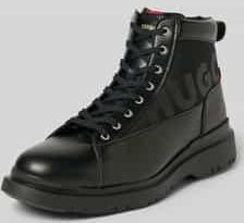 HUGO BOSS Boots aus Kalbnappa mit Profilsohle