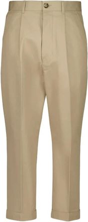 Ami Homme, Pantalons, Brun, Taille: L Pantalon Carotte Oversize