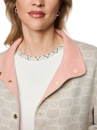 Marc Cain Wendejacke Golden Hour Premium Damenmode mit Chain-Logo-Print