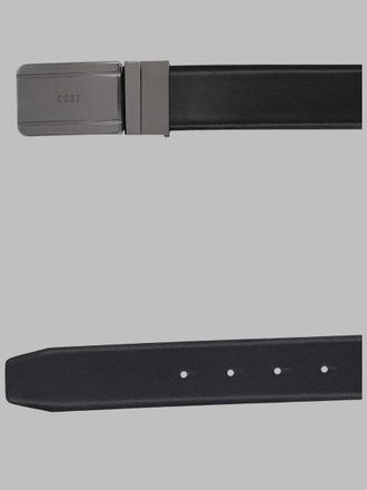 HUGO BOSS Reversible Leather Belt - Black