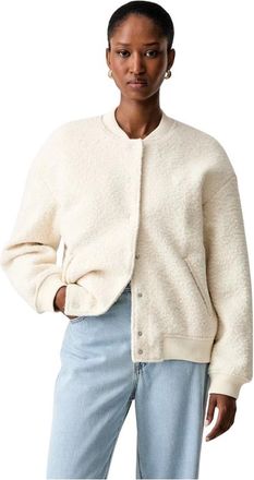 Guess Femme, Vestes, Beige, Taille: 44 FR Azha Bomber Jacket