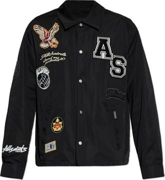 AllSaints Homme, Vestes, Noir, Taille: XL Soundman Patch Coach Jacket