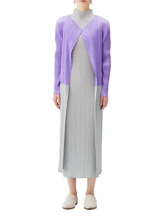 Issey Miyake Swing Coat - Purple