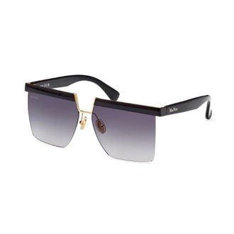 Max Mara unisex, Accessoires, Noir, Taille: ONE Size Flat Lunettes de soleil