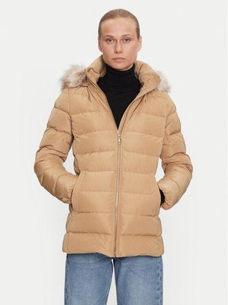 Tommy Hilfiger Daunenjacke WW0WW43600 Beige Regular Fit