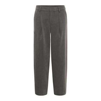 Kaffe Kamerle Cropped Hosen - - Trousers - Damen - Grau - L