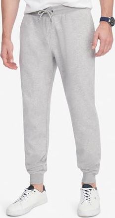 Tommy Hilfiger Casual Fleece Lined Jogger Sweatpants, Also Available in Big & Tall Pantalon de survêtement, Light Grey Heather, S Homme