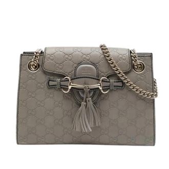 Gucci Pre-owned Leder gucci-taschen - - Pre-owned - Damen - Grau - ONE SIZE