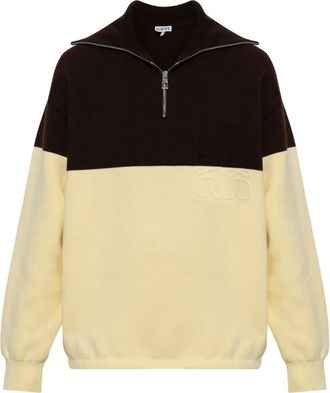 Loewe Polo oversize en coton - Femme - Sweatshirts et sweats &agrave; capuche - Jaune - Taille: 36 FR